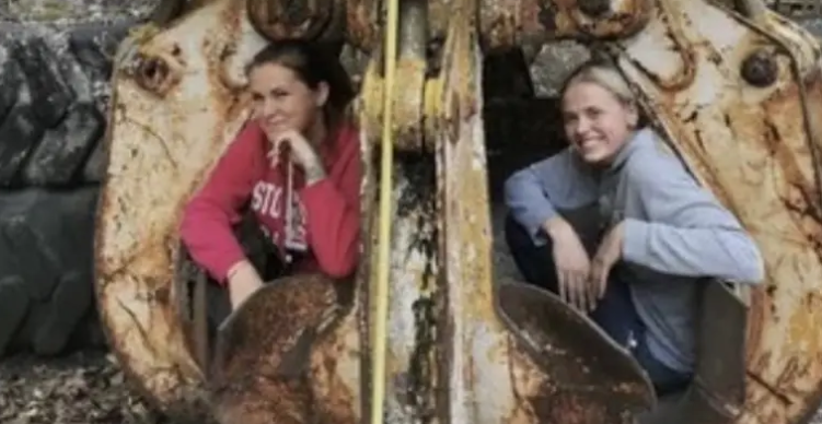 Harrowing truth behind photo of two women sitting on 'Chernobyl’s most ...